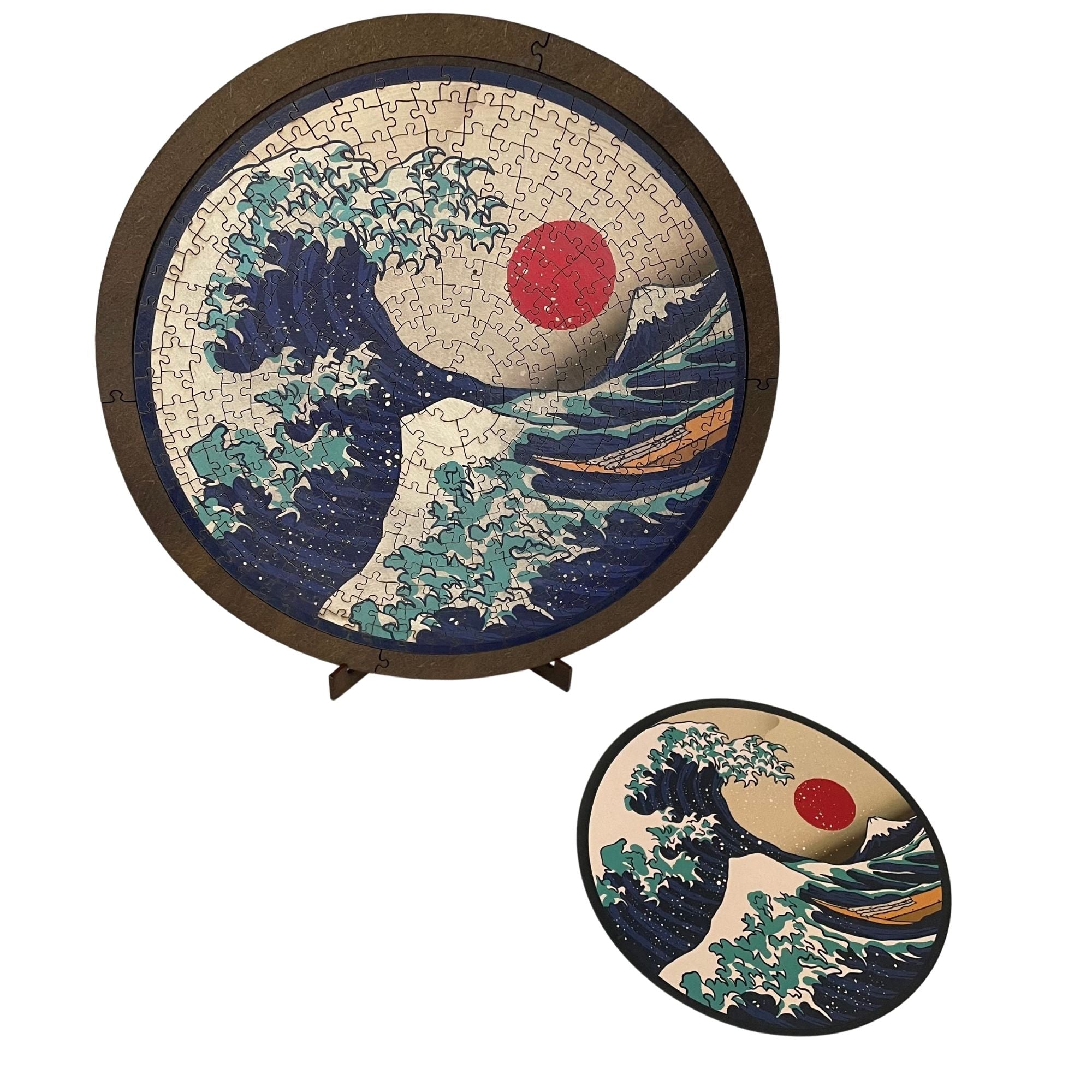 MINI Wooden Puzzle + jigsaw puzzle board | WAVE – [WAWW] What a Wood Work